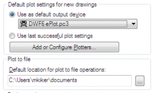 AutoCAD 2011 Options Dialog-Plot Publish Tab-Part 1 | CADDManager Blog