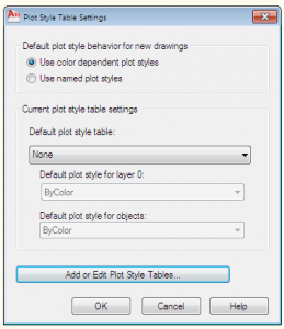 AutoCAD 2011 Options Dialog-Plot Publish Tab-Final Plot settings ...